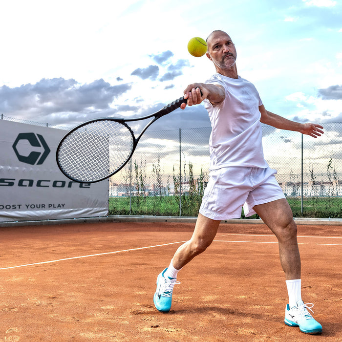 Tennis Grip - 7.5 Inches Long - Regular Soft Feel - White – Hesacore Grip