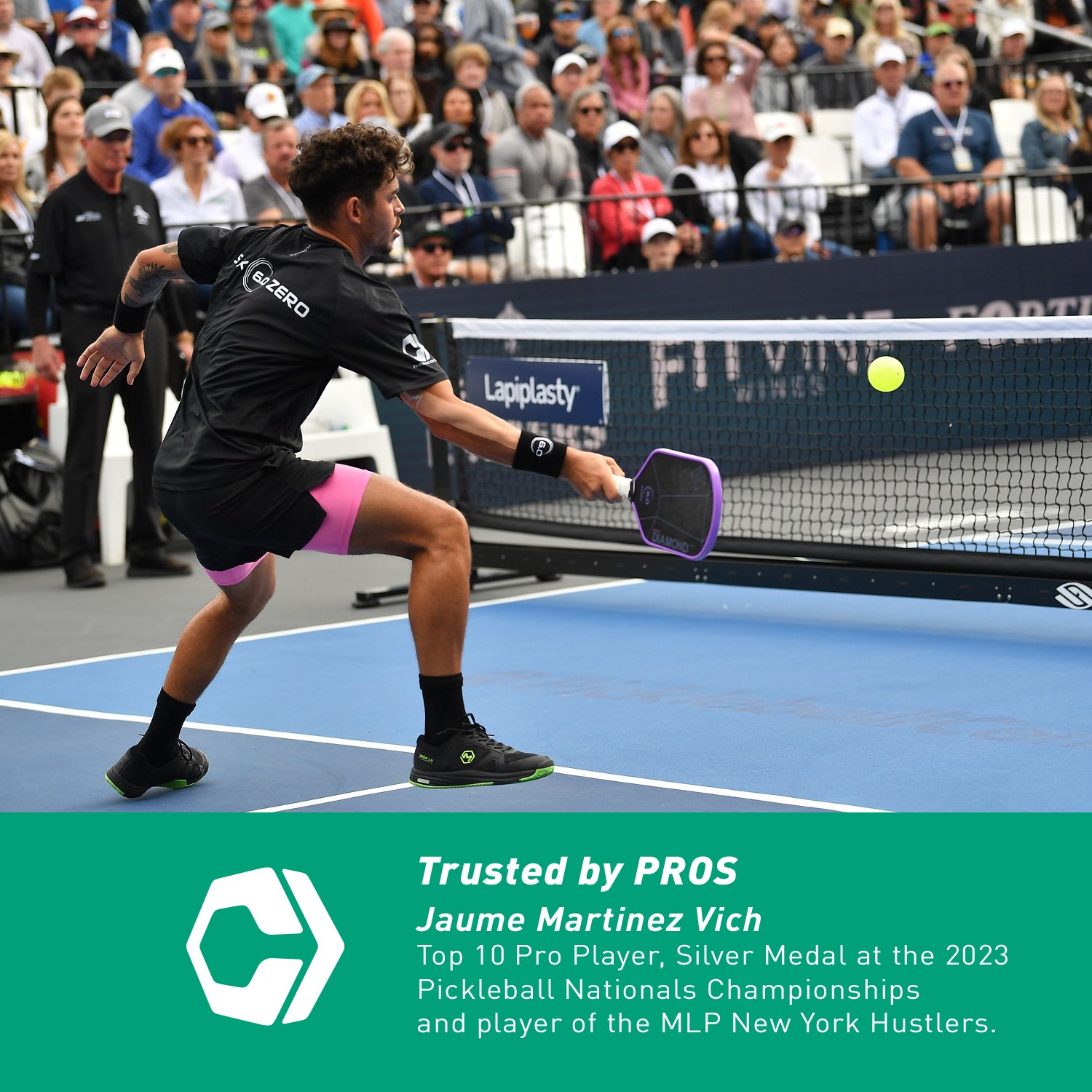 Pickleball Elongated Tour Grip - 6 Inches Long - Regular Soft Feel - W ...