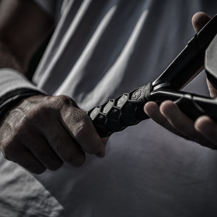 Padel Carbon Grip - 5.25 Inches Long - Stiff Feel - Charcoal – Hesacore ...