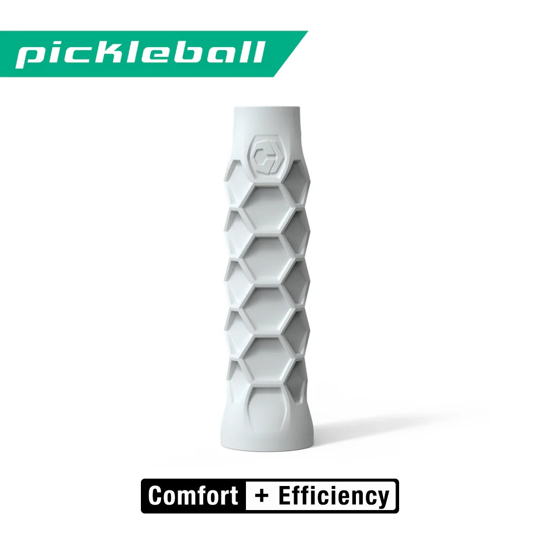 Pickleball Grip - 5.25 Inches Long - Regular Feel - White – Hesacore Grip