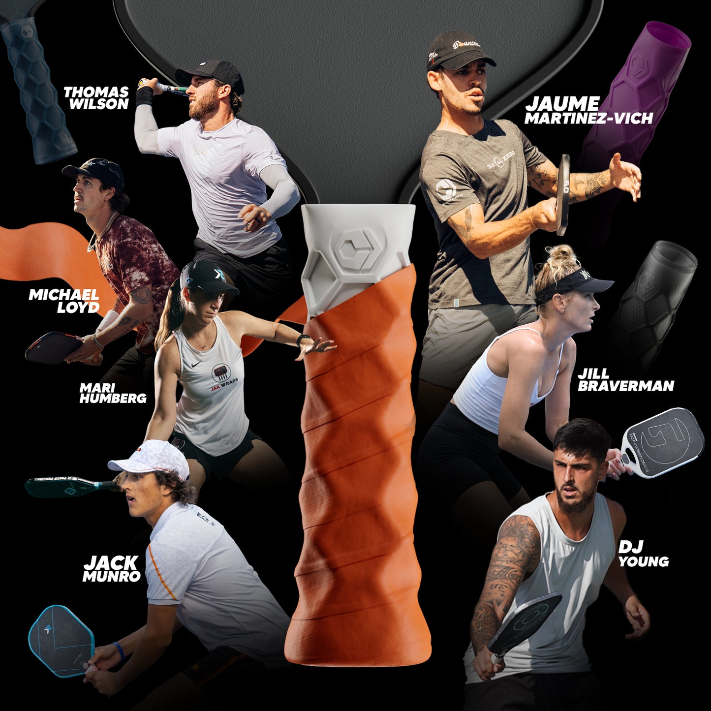 Pickleball Grip - 5.25 Inches Long - Regular Soft Feel - White ...